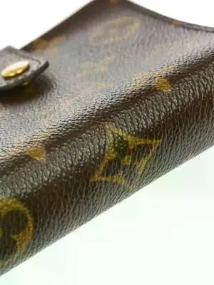LOUIS VUITTON 2003 Monogram Compact Zip Wallet