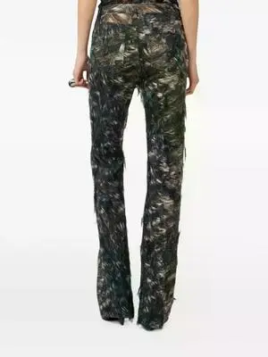 Roberto Cavalli Animal-print Jeans
