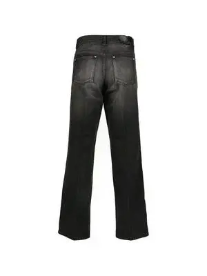 TOGA TOO Faded-effect Zip-detail Jeans