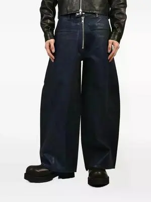 FILTH Waxed Wide-leg Jeans