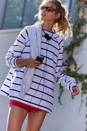 Free People Restoration Yarn Dye Logo Layer