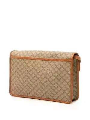 Celine 2008 Macadam Coated Canvas Crossbody Bag