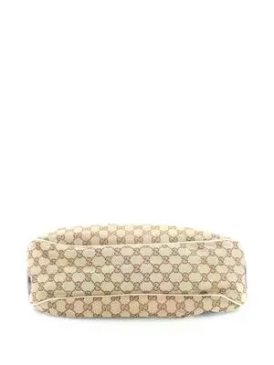 Gucci Sukey Gg Canvas With Leather Medium Hobo Bag