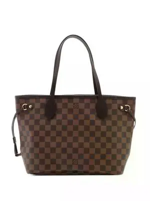 LOUIS VUITTON 2021-2026 Damier Ebene Neverfull Pm Tote Bag - Brown