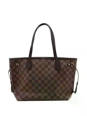 LOUIS VUITTON 2021-2026 Damier Ebene Neverfull Pm Tote Bag