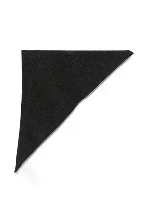 Christian Wijnants Ribbed Triangular Scarf - Grey
