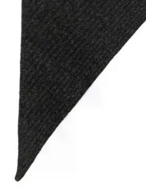 Christian Wijnants Ribbed Triangular Scarf
