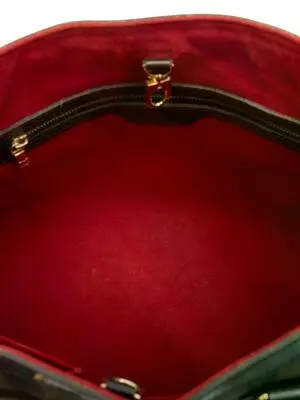 LOUIS VUITTON 2008 Damier Ebene Hampstead Pm Tote Bag