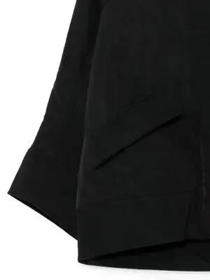 Christian Wijnants High-neck Flap-pocket Coat