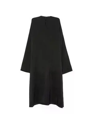 Sofie D'hoore Long-sleeve Satin Shift Mini Dress