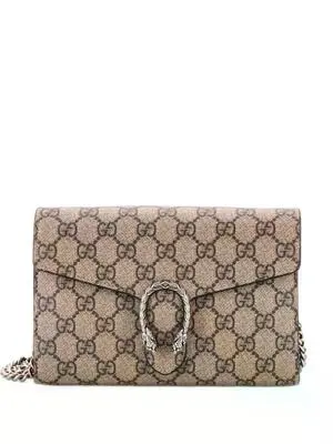 Gucci Dionysus Gg Coated Canvas Small Cross Body Bag - Brown