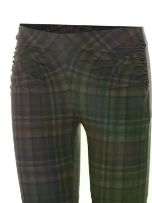 ANIYE BY Jodi Check Flared Trousers