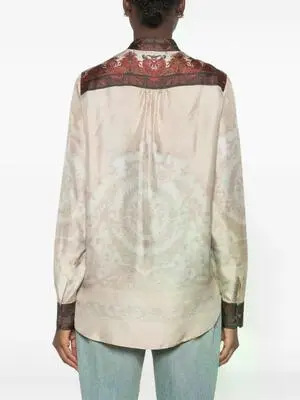 PIERRE-LOUIS MASCIA Paisley-print Silk Shirt