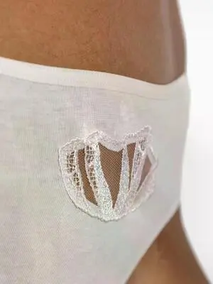 Hanro Rosaria Embroidered Briefs