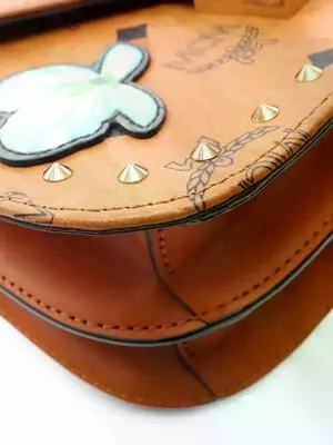 Mcm 2010s Patricia Visetos Shoulder Bag