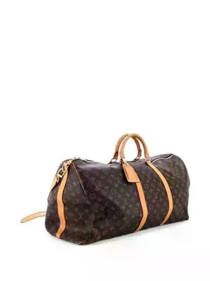 LOUIS VUITTON Keepall Bandouliere Bag Monogram Canvas 60 Travel Bag