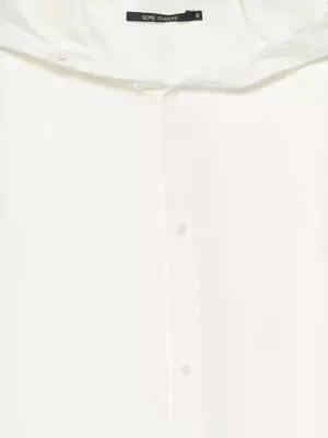 Sofie D'hoore Hooded Button-up Midi Dress