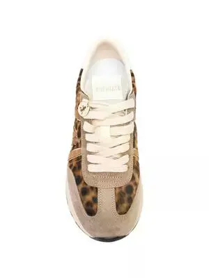 Premiata Bethcoin Leopard-print Sneakers - Neutrals
