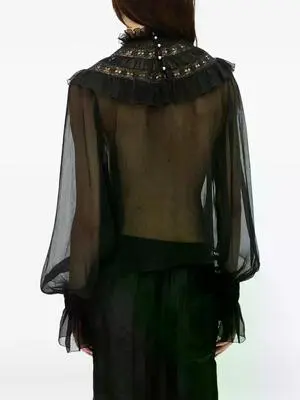 ANN DEMEULEMEESTER Palvi Ruffle-collar Blouse