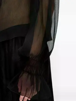ANN DEMEULEMEESTER Palvi Ruffle-collar Blouse