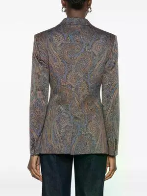 Etro Paisley-print Peak-lapel Jacket