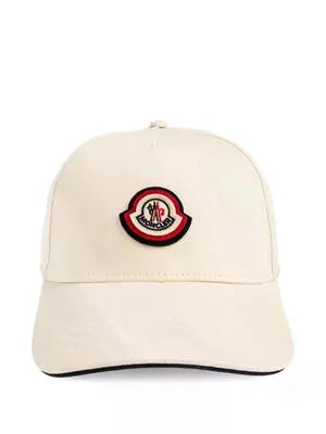 Moncler Logo-patch Baseball Cap - Neutrals