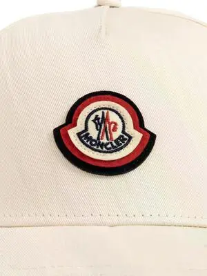 Moncler Logo-patch Baseball Cap - Neutrals