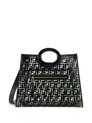 Fendi Runaway Shopper Zucca Pu Medium Tote Bag