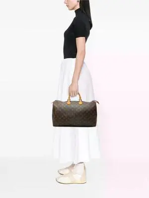 LOUIS VUITTON Monogram Speedy 40 Boston Bag