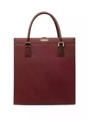 Burberry 20th Century Leather Tote Bag
