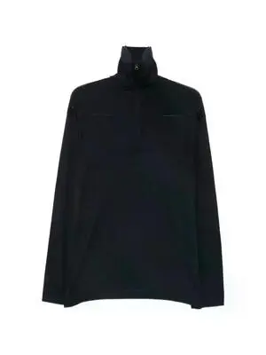 LISA YANG Quarter-zip Long-sleeve Sweater