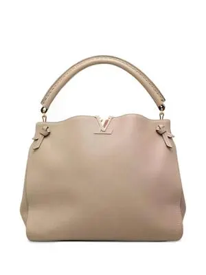 LOUIS VUITTON Taurillon Tournon Hobo Bag - Brown