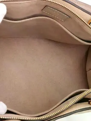LOUIS VUITTON Bicolor Monogram Empreinte Giant Petit Palais Satchel