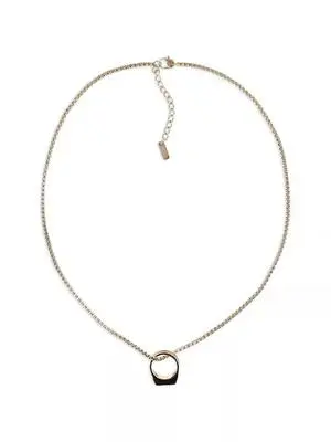 DIESEL® Ring-pendant Chain Necklace