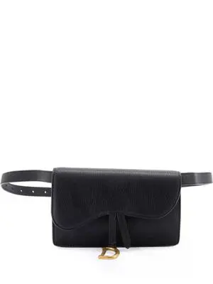 Dior Saddle Rectangular Leather Belt Bag