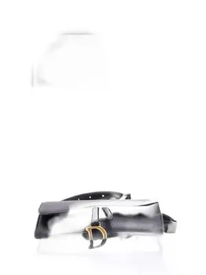 Dior Saddle Rectangular Leather Belt Bag