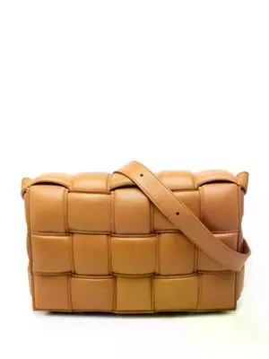 Bottega Veneta 2012-2026 Nappa Intrecciato Padded Cassette Crossbody Bag - Brown