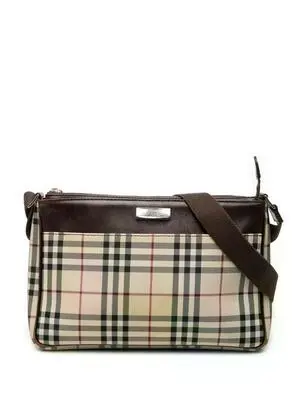 Burberry 2000-2017 House Check Canvas Crossbody Bag - Neutrals