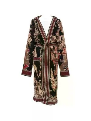 ETRO Jacquard-knit Hooded Coat