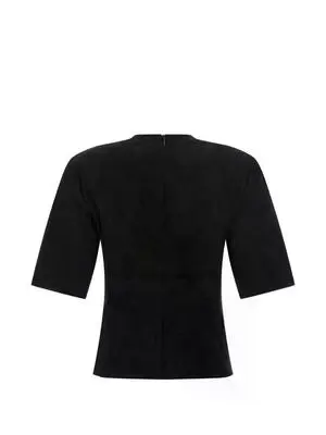Stouls Luv Suede T-shirt - Black