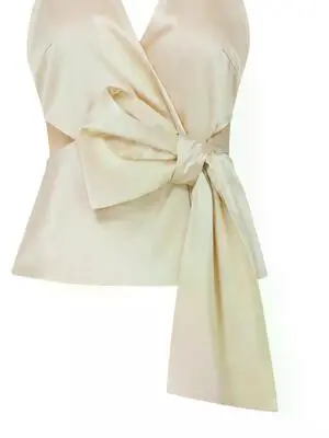 ELEH Bow-detail Halterneck Blouse