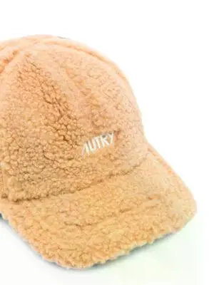 AUTRY Logo-embroidered Fleece Baseball Cap