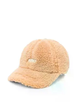 AUTRY Logo-embroidered Fleece Baseball Cap - Neutrals