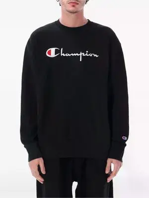 Champion Logo-embroidered Sweatshirt - Black