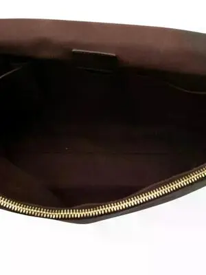 LOUIS VUITTON 2009 Damier Ebene Brooklyn Mm Cross Body Bag