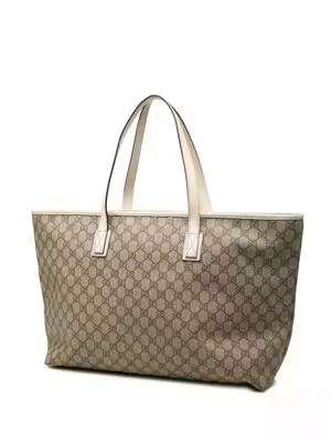 Gucci Gg Supreme Tote Bag - Neutrals