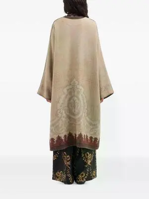 PIERRE-LOUIS MASCIA Pancake Paisley-print Wool Kimono