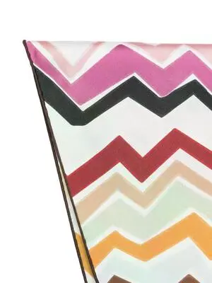 Missoni Zig-zag-print Scarf - White