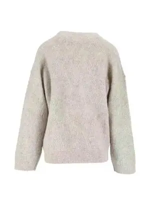 Peserico Sequin-embellished Cable-knit Sweater