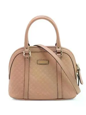 Gucci 2016-2026 Mini Microguccissima Dome Satchel - Pink